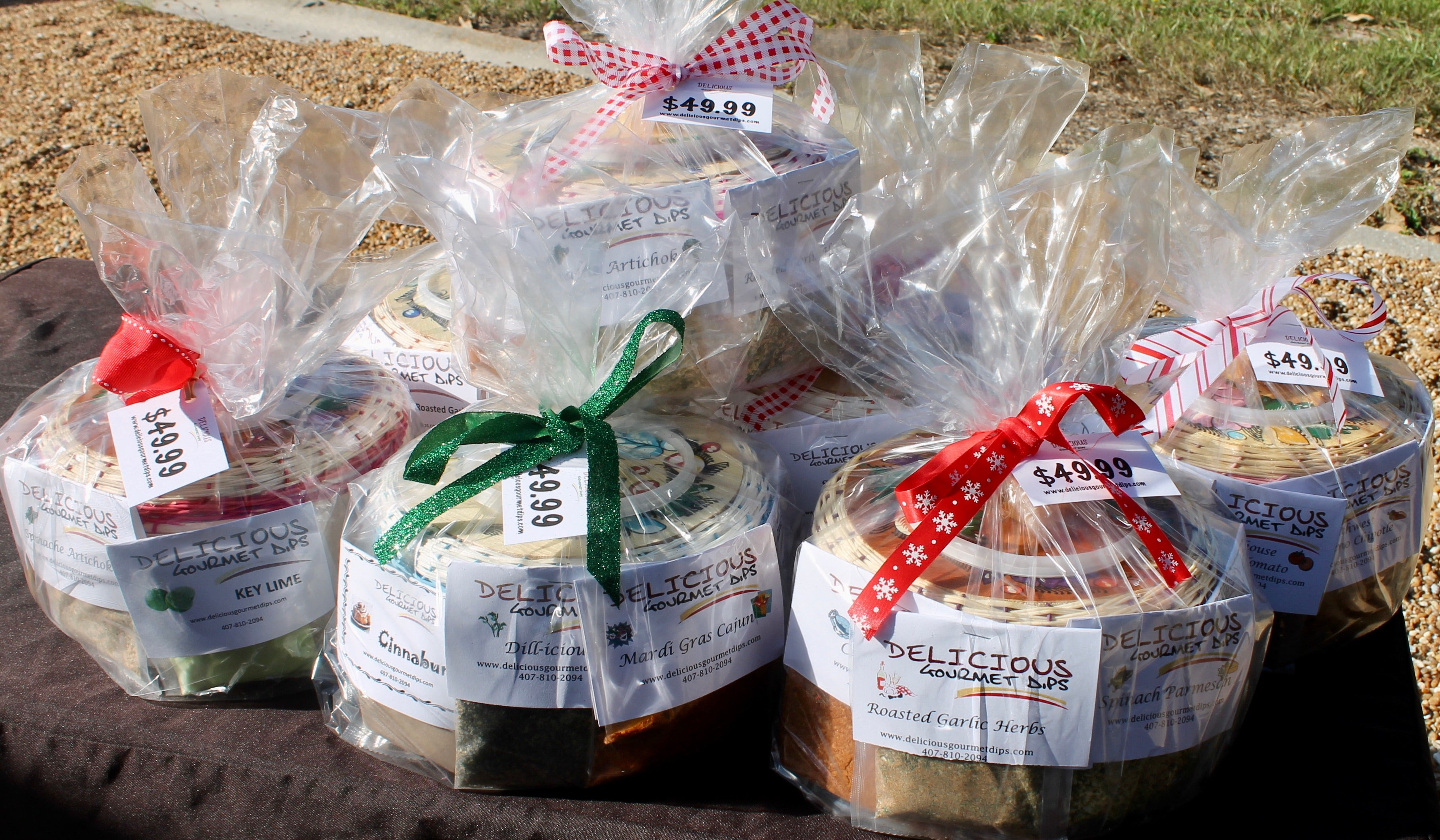 Dip Basket + 5 Dips – Rich's Delicious Gourmet Dips